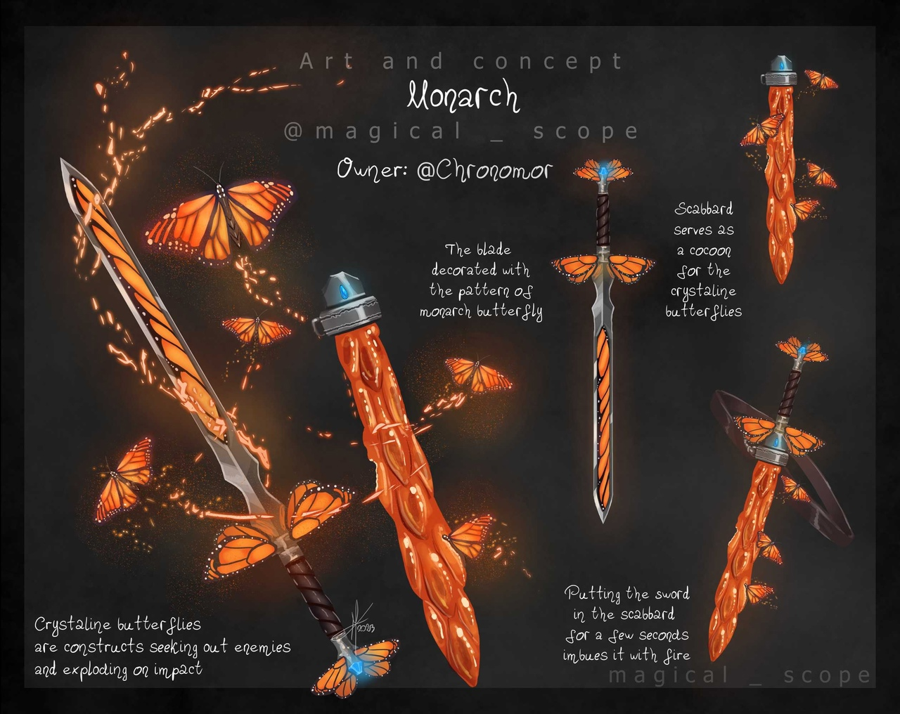 И снова подборка - множество магического оружия с описаниями | Пикабу