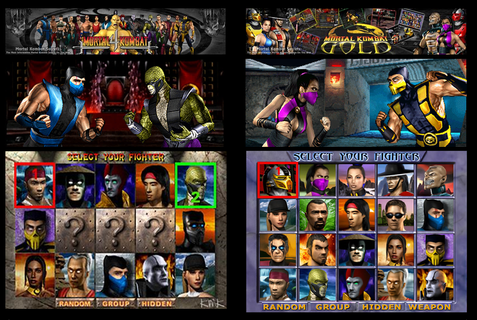 Mortal Kombat 4 - Roster ... Все Бойцы ... - 04.08.24 08:59 | Пикабу