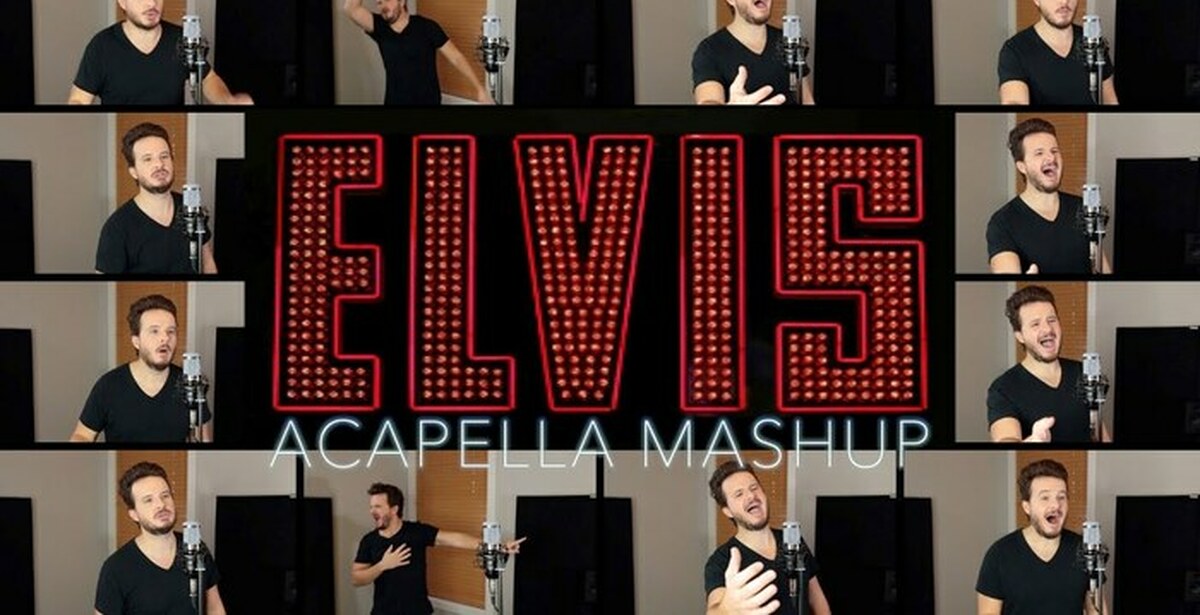Jared Halley - Elvis Acapella Mashup. Акапельное попурри на Элвиса | Пикабу